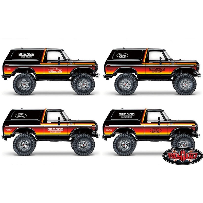 Autocollants déco Bronco Ranger XLT TRX4 style C RC4WD CChand VVV-C0494 ...