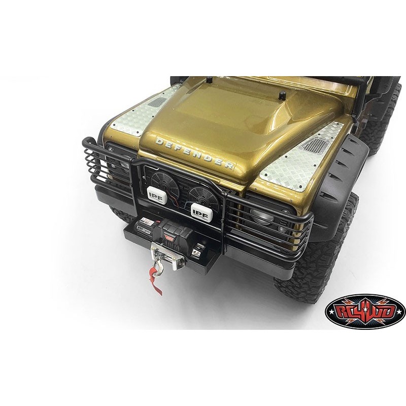 Pare choc Camel avec support treuil et leds IPF pour TRAXXAS TRX-4 LAND ...