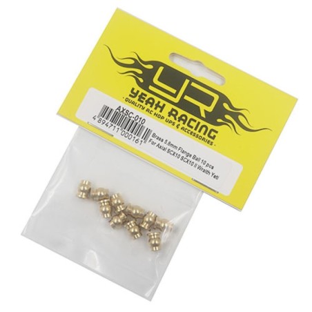 Boules de chapes 5.8mm (x10) YEAH RACING pour Axial SCX10 II III Wraith ...