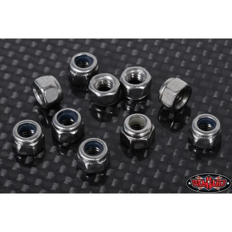 Ecrous Nylock M4 silver RC4WD - Z-S1265