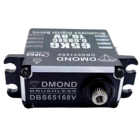 Servo DMOND 65kg 0.08sec Brushless 16.8V WP pour 1/8 RC - DBS65168V