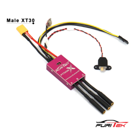 Variateur FURITEK Python X Team Spec 80A/120A Brushless ESC 1/10 RC ...