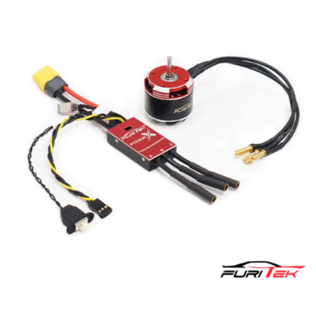 Combo ESC FURITEK Python X Brushless avec Komodo 10 pour 1/10 - FUR-2351