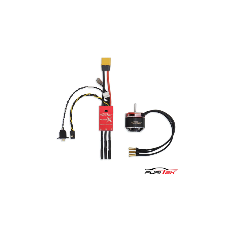 Combo ESC FURITEK Python X Brushless avec Komodo 10 pour 1/10 - FUR-2351