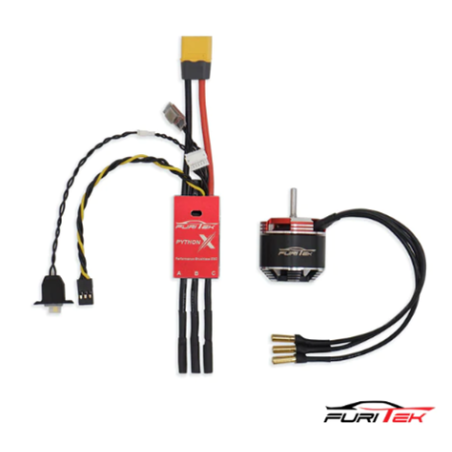 Combo ESC FURITEK Python X Brushless avec Komodo 10 pour 1/10 - FUR-2351
