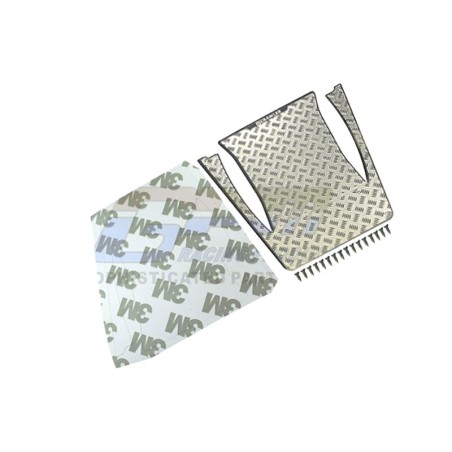 Tôle de protection métallique argent autocollante GPM pour TRX4M Land ...
