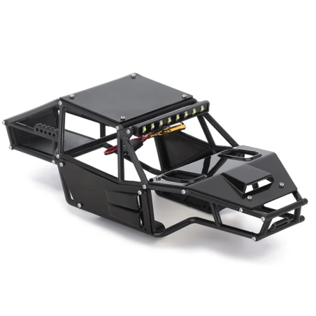 Châssis arceau plastique noir INJORA Rock Tarantula pour TRX4M - 4M-53BK