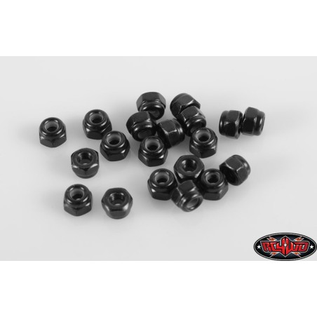 Écrous freins Nylock M2.5 noirs RC4WD (x20) - Z-S0512
