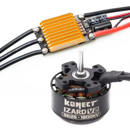 Combo Konect ESC Izard 80amp + moteur 3625 1800Kv - KN-IZARD-COMBO-80