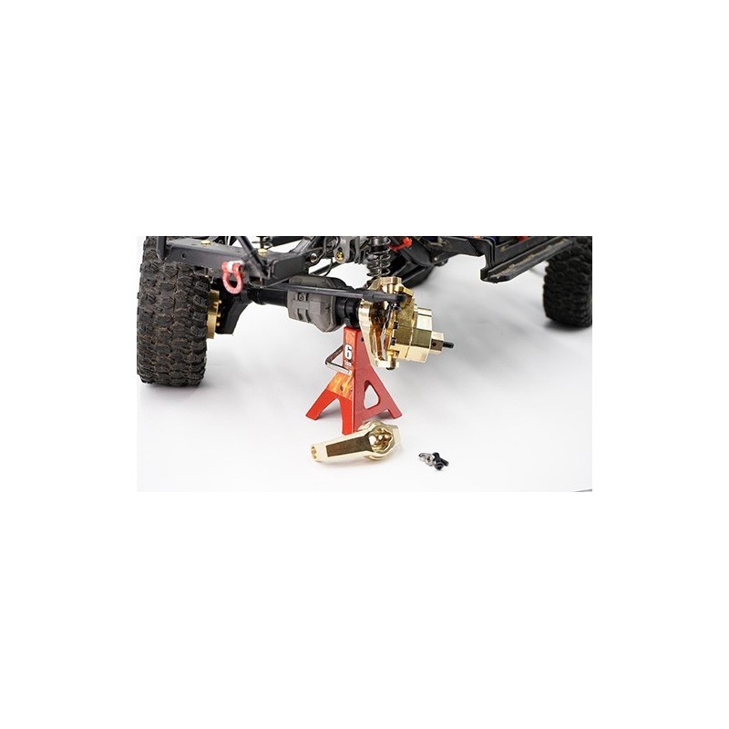 Porte fusee avant laiton C Hubs 49gr Traxxas TRX-4 Yeah Racing ...